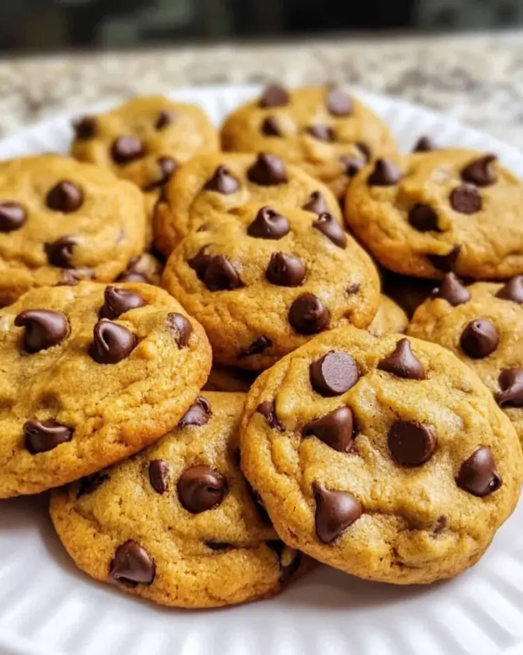 Pumpkin Chocolate Chip Cookies - Recipes by Lina