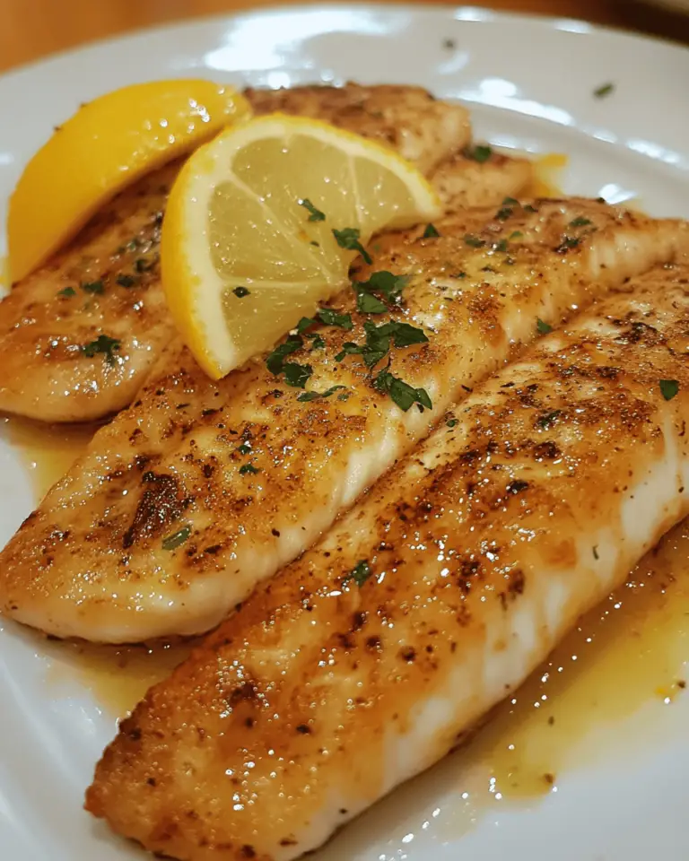 Zesty Lemon Butter Fish Fillet - Recipes by Lina
