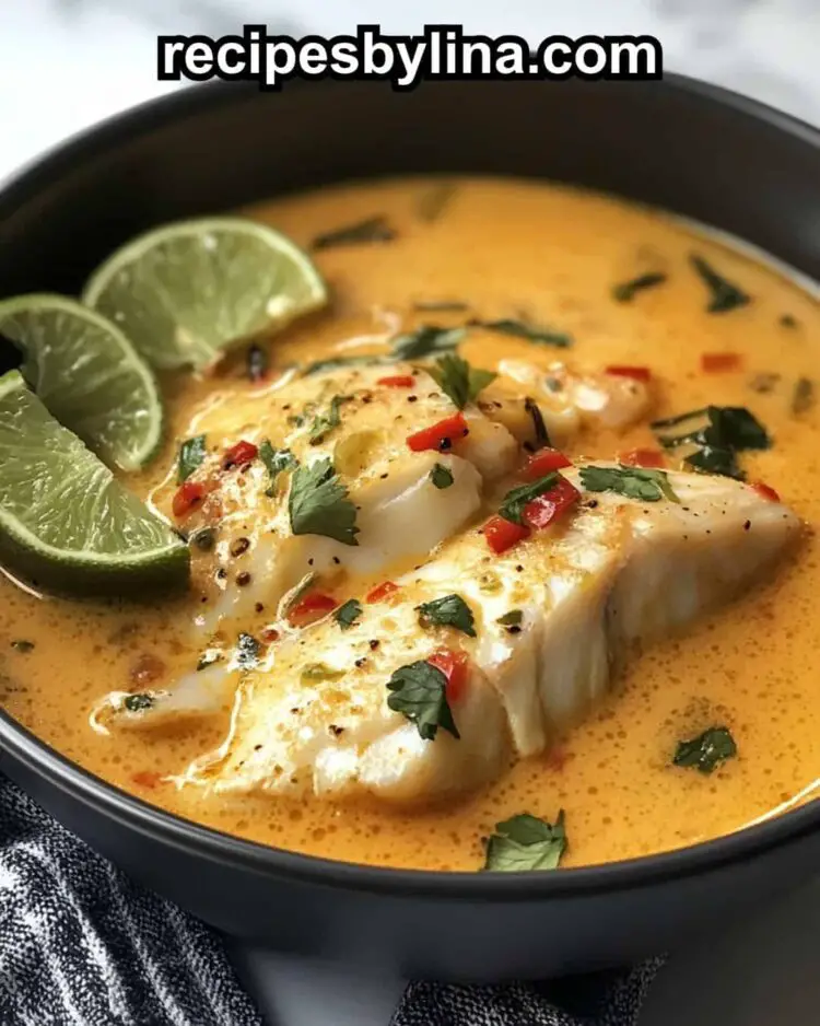Coconut Lime Fish Soup - Recipes by Lina