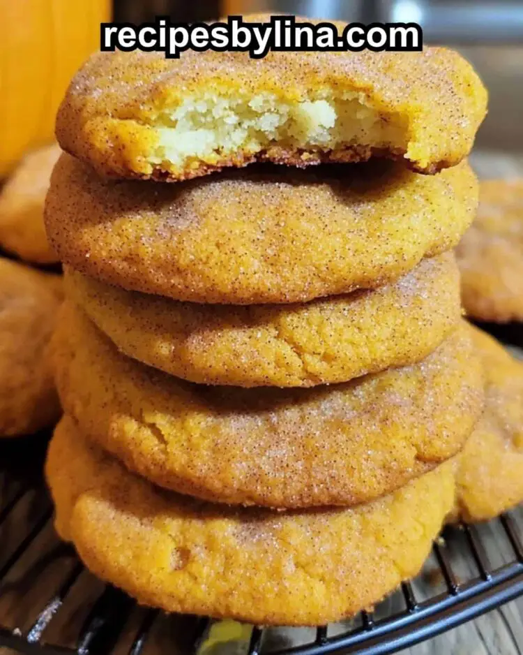 Snickerdoodle Pumpkin Cookies - Recipes by Lina