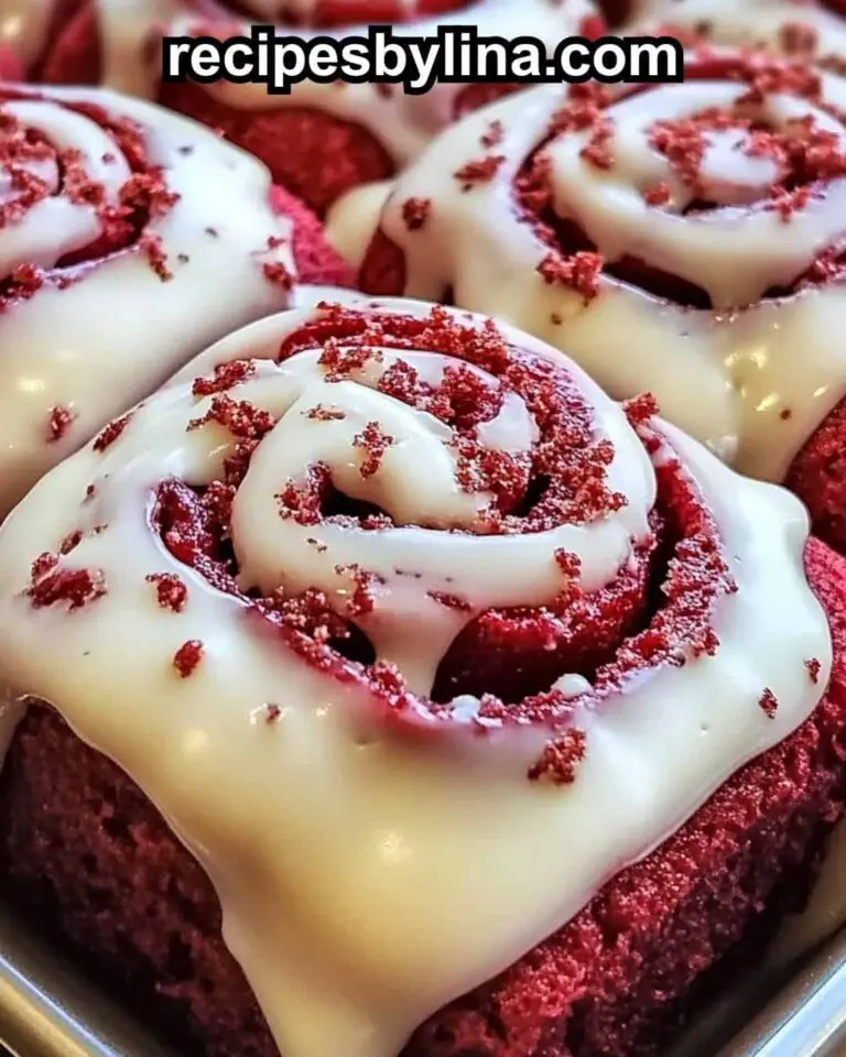 Red Velvet Cinnamon Rolls - Recipes by Lina