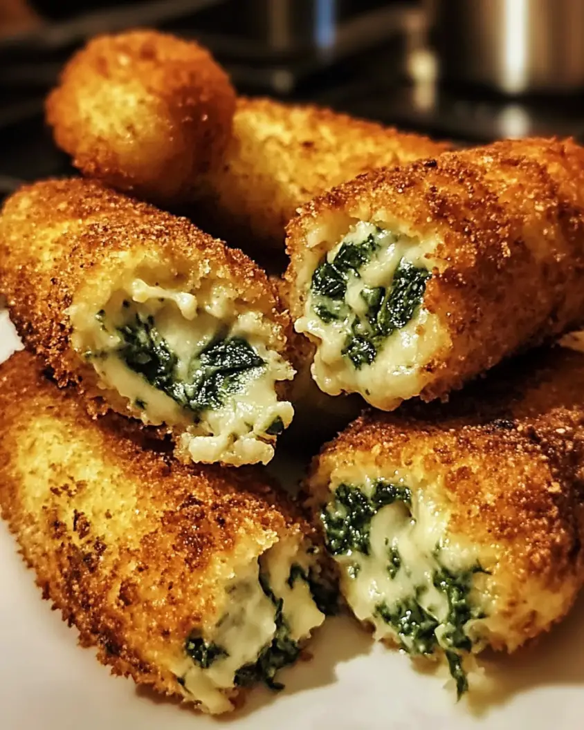 Spinach and Cheese Croquettes - Recipes by Lina