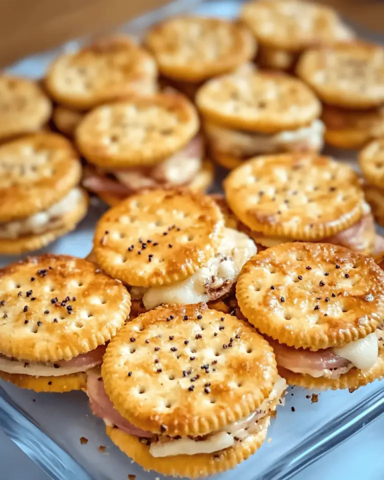 Ritz Cracker Party Sandwiches - Recipes by Lina
