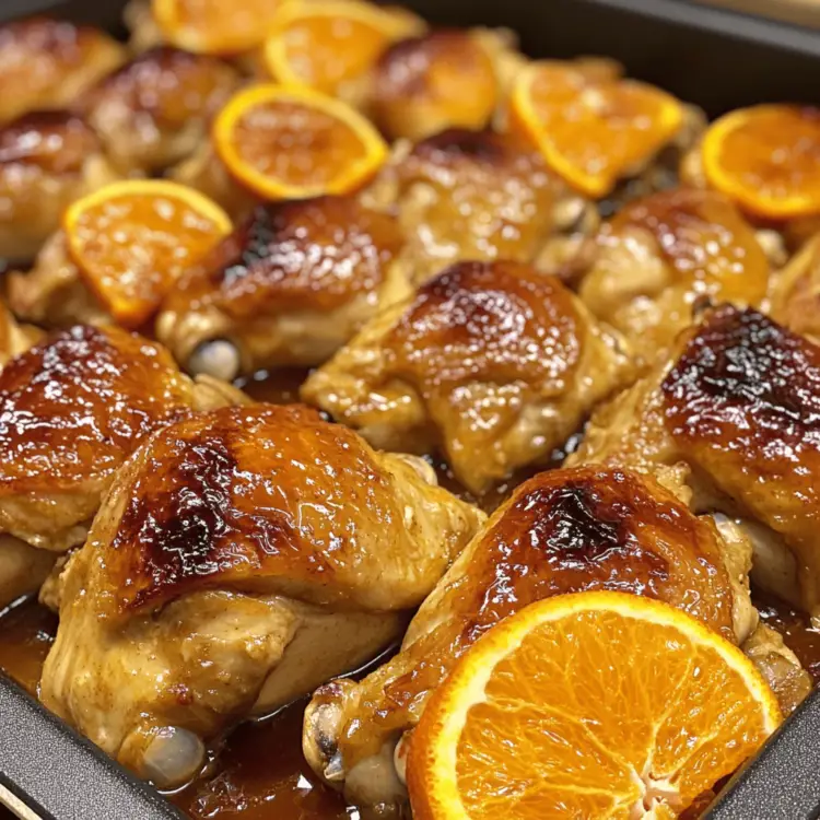 Baked Orange Chicken - Recipes by Lina