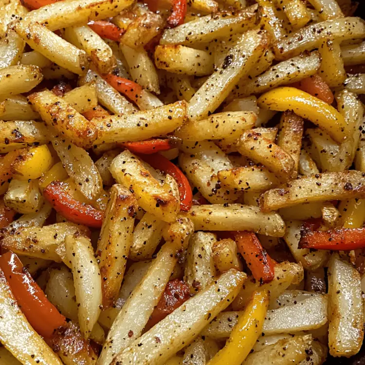 Southern Home Fries with Peppers and Onions (Air Fryer) - Recipes by Lina