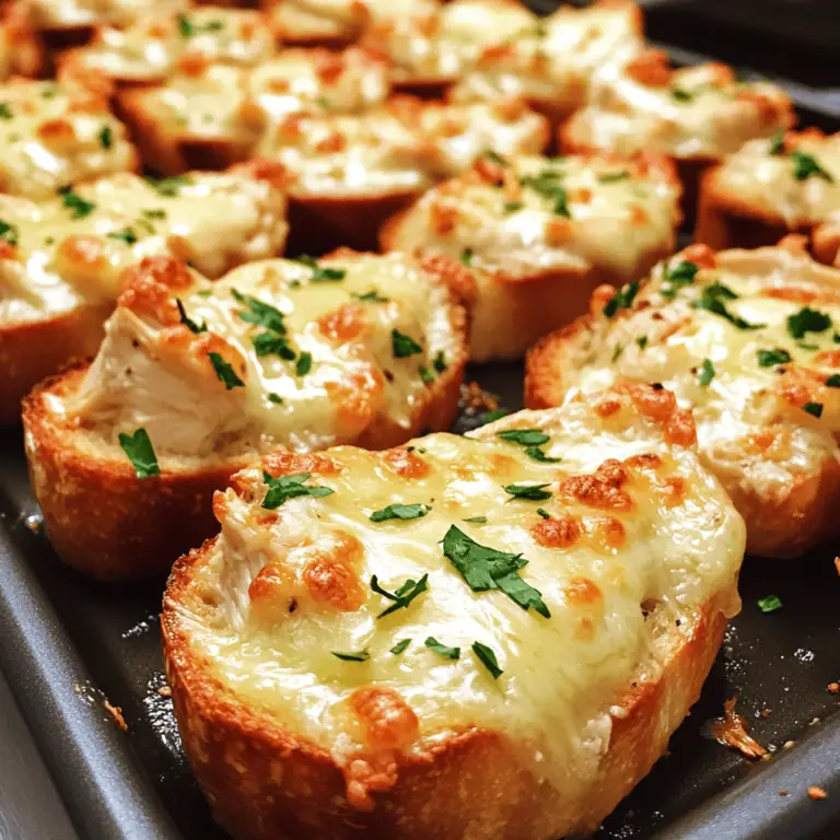 Cheesy Chicken Garlic Bread - Recipes by Lina