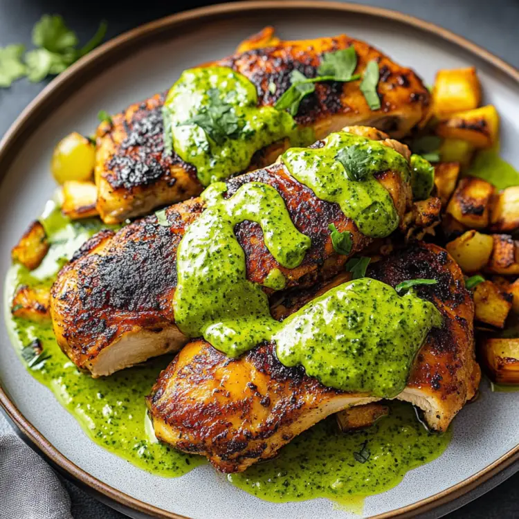 Delicious Peruvian Chicken with Green Sauce Recipe - Recipes by Lina