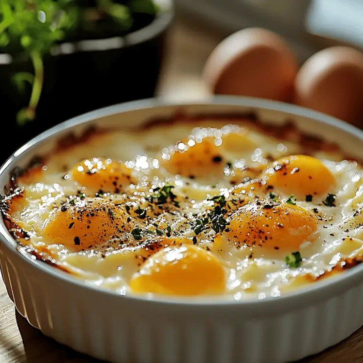 Creamy Baked Cottage Cheese Eggs Recipe - Recipes by Lina