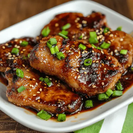 Delicious Korean Pork Chops Recipe - Recipes by Lina