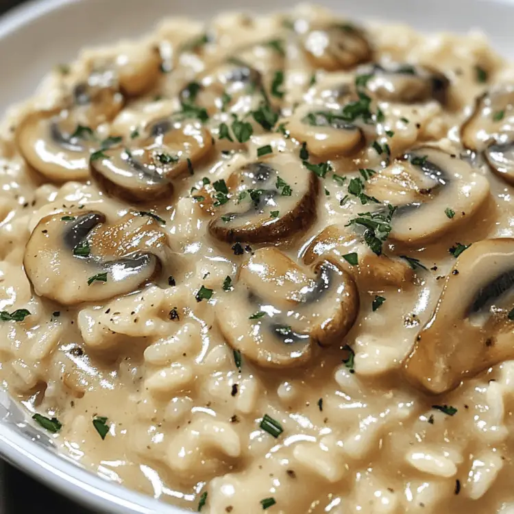 Easy Creamy Mushroom Risotto Recipe - Recipes by Lina