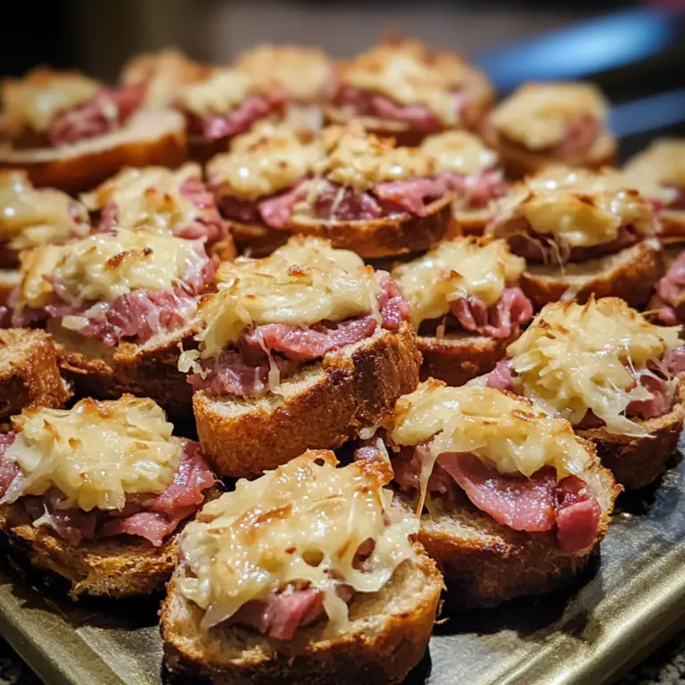 Delicious Mini Reuben Bites Recipe - Recipes by Lina