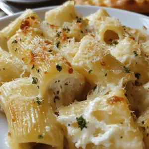 Oven-baked Mostaccioli con Ricotta - Recipes by Lina