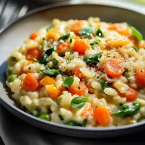 Spring Vegetable Risotto - Recipes by Lina