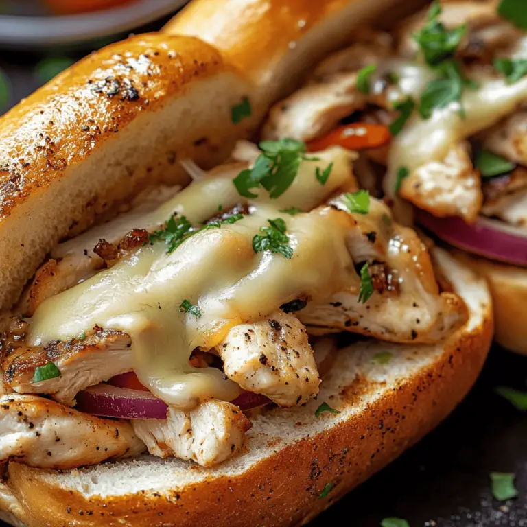 Delicious Chicken Cheese Steak Sandwiches Recipe - Recipes by Lina
