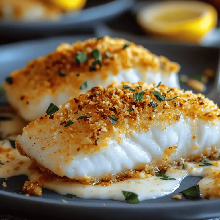Delicious Mayonnaise and Panko Crusted Baked Fish Recipe - Recipes by Lina