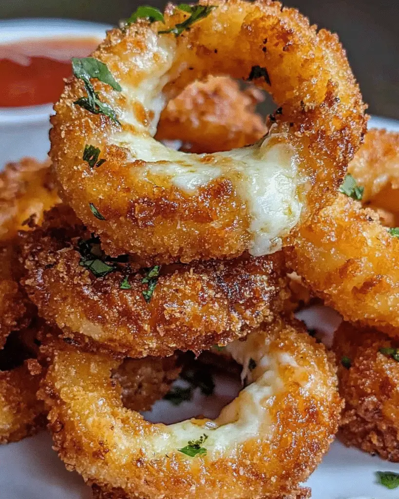 Cheesy Onion Rings - The Appetizer That Changes Everything - Recipes by ...