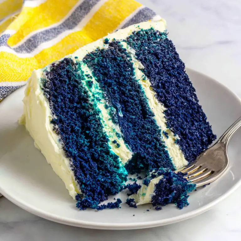 Blue Velvet Vanilla Pound Cake - Moist Classic Vanilla Cake with ...