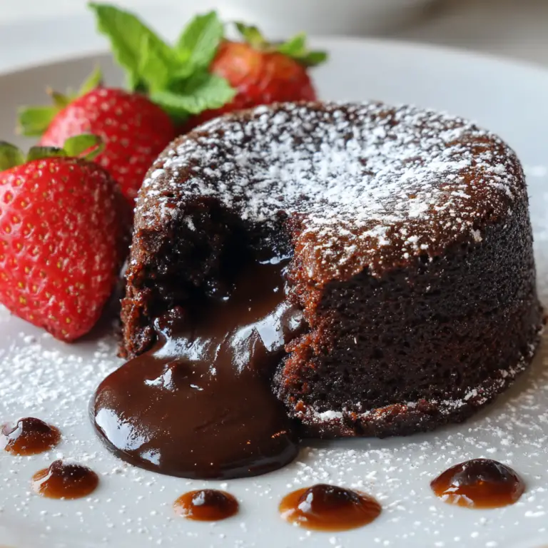 Chocolate Lava Cake - Rich Molten Chocolate Dessert