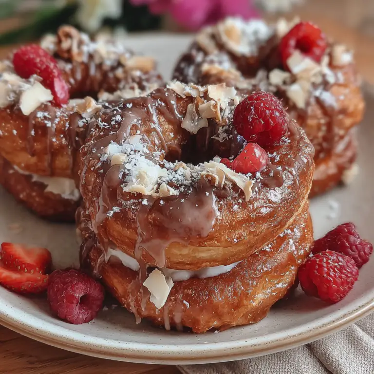 Homemade Cronuts | Flaky Croissant Donuts Fried to Perfection